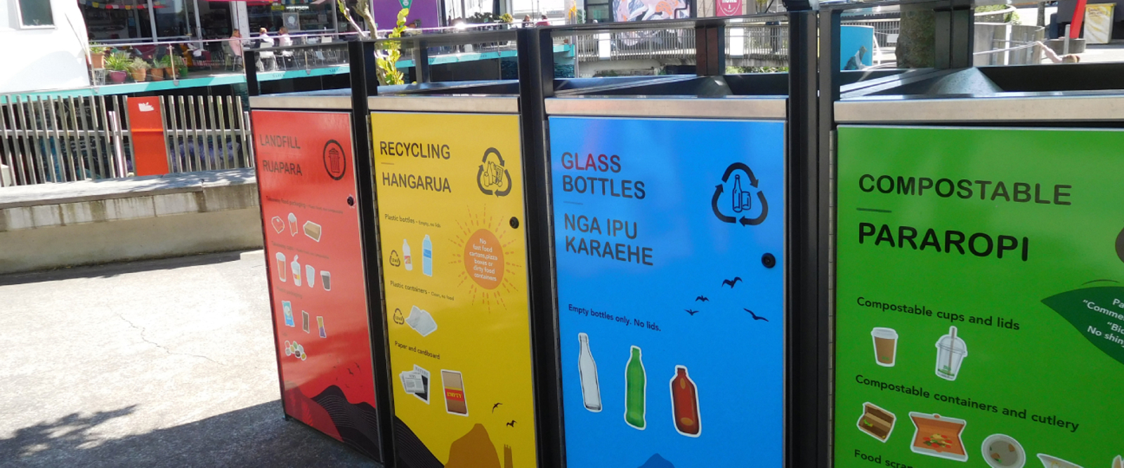 Waste minimisation out and about