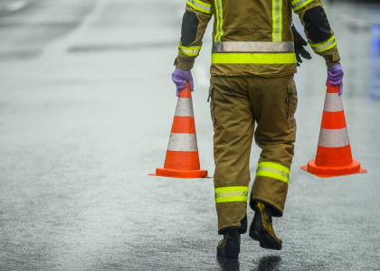 Events on the road and footpath