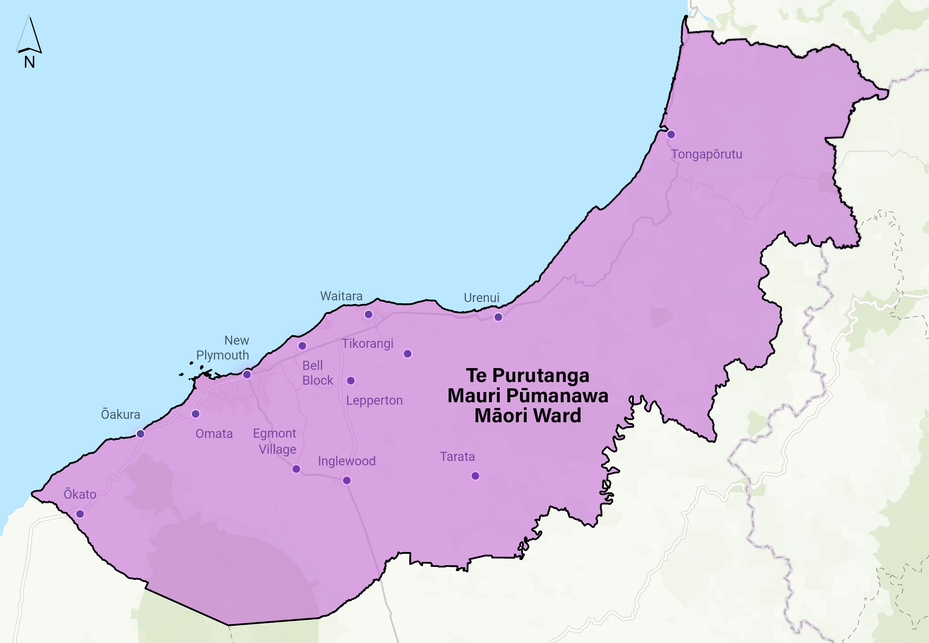Ward maps and boundaries